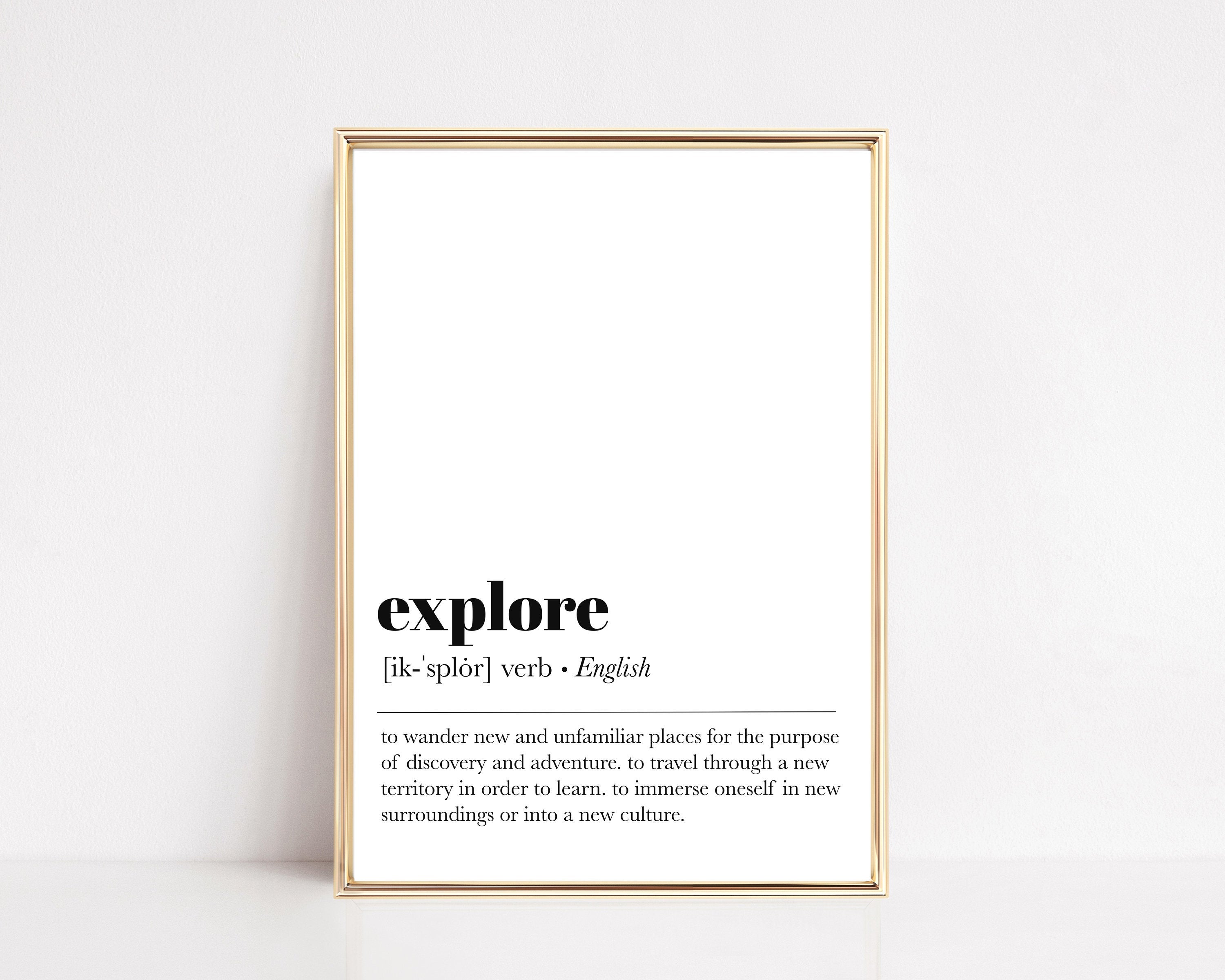 Explore Definition – kikiandnim